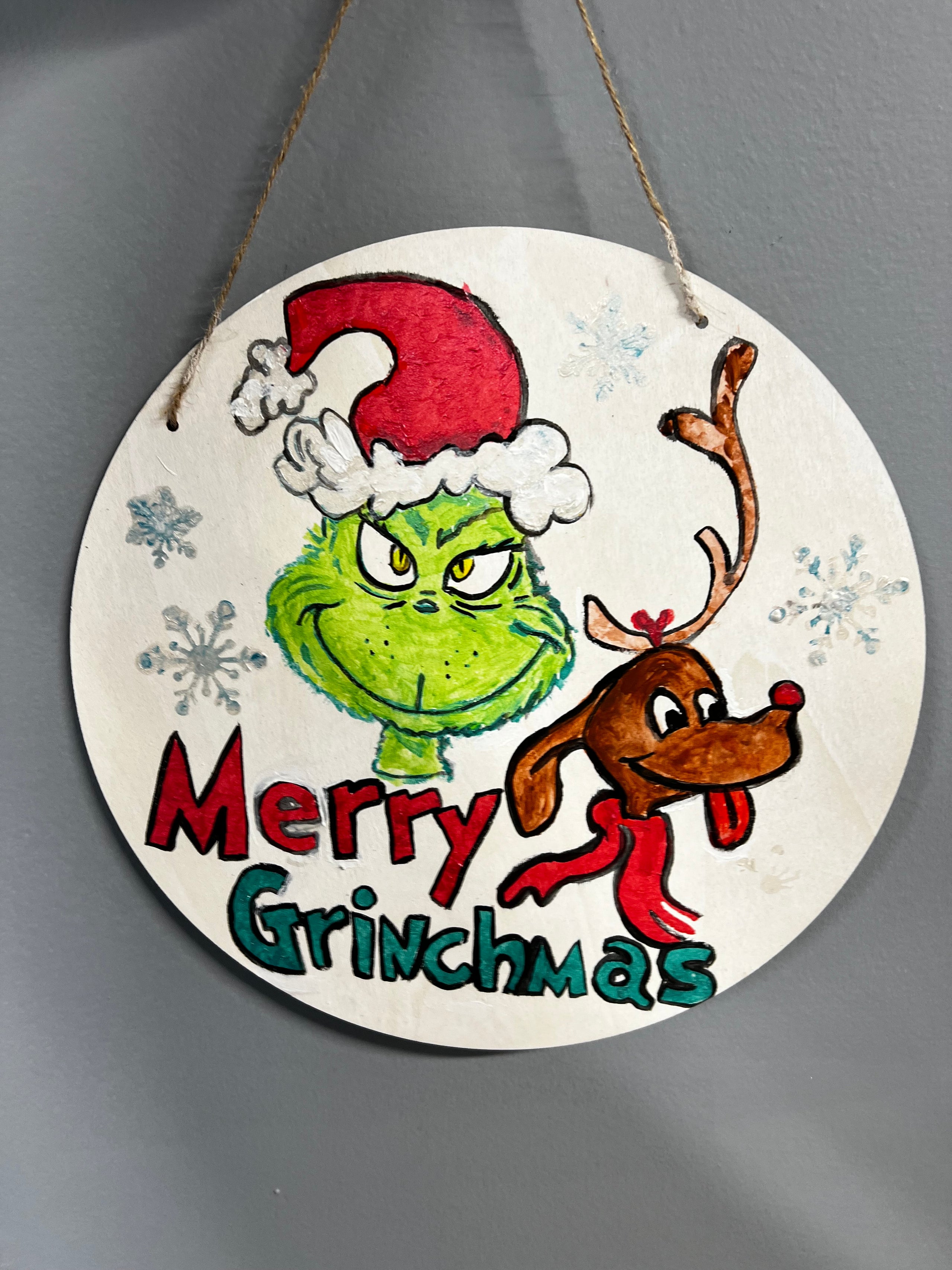 12 inch round wooden sign workshop | Uncle Dave’s Art Studio