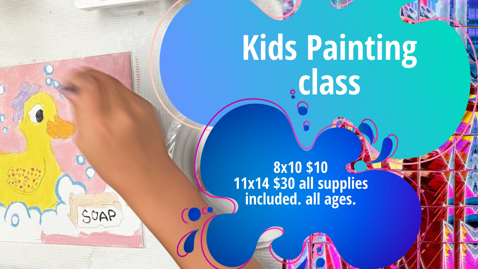 Kids Painting Class 2 15 Uncle Dave s Art Studio