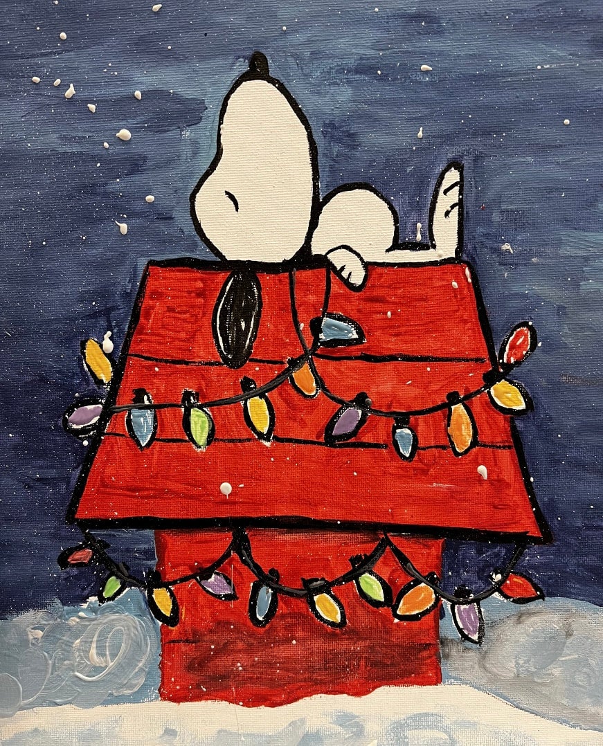 Snoopy Christmas | Uncle Dave’s Art Studio
